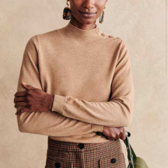 Sezane | Tops | Sezane Pull Jacob Camel | Poshmark